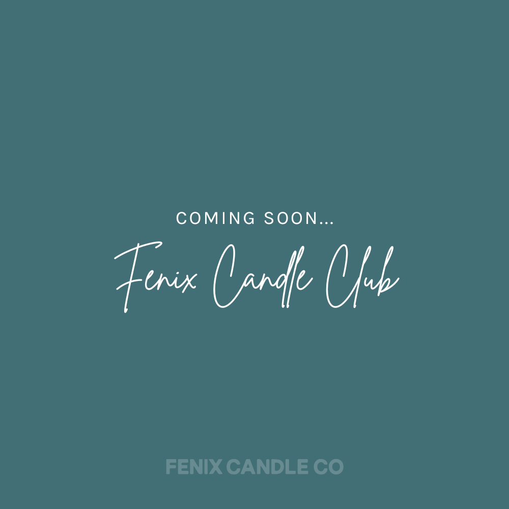 Fenix Candle Co - scented candles in repurposed glass bottles